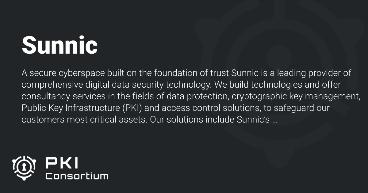 Sunnic | PKI Consortium