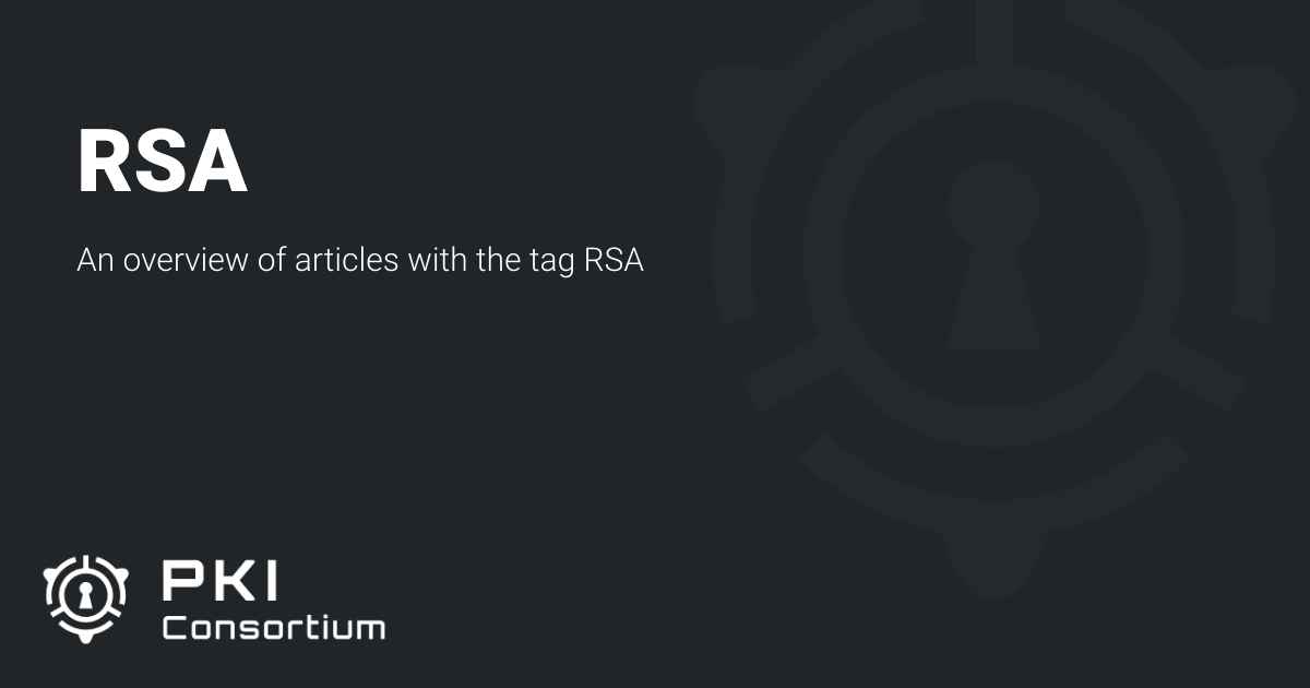 RSA | PKI Consortium