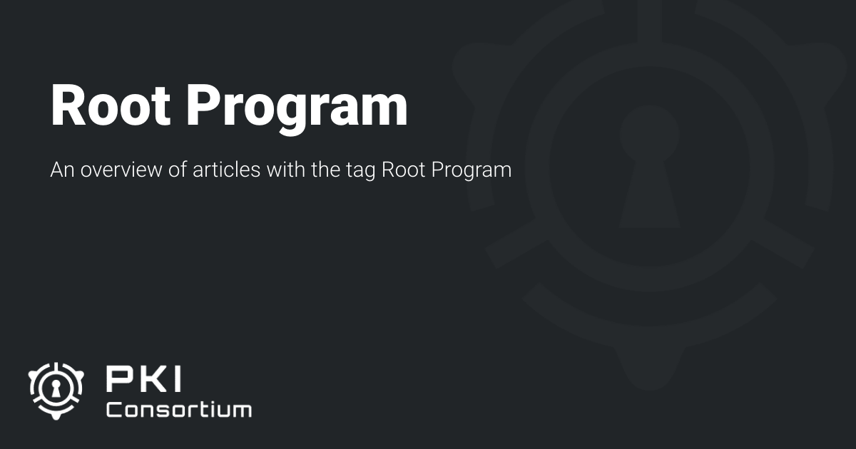 Root Program | PKI Consortium
